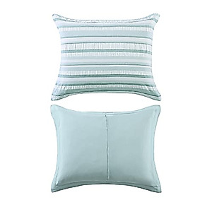 Tommy Bahama - King Comforter Set, Cotton Reversible Bedding with Matching Shams, Home Decor for All Seasons (Clearwater Cay Blue, King)