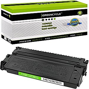 greencycle Compatible for Canon E40/E30/E31/E16/E20 1491A002AA Toner Cartridge Replacement Used in PC-140 PC-160 PC-420 PC-735 PC-795 PC-920 PC-980 ImageClass FC100 120 228 530 (Black, 1-Pack)