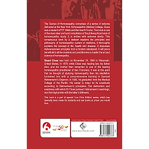 Genius of Homeopathy Lectures and Essays On Homeopathic Philosophy