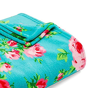 Betsey Johnson | Fleece Collection | Blanket - Ultra Soft & Cozy Plush Fleece, Lightweight & Warm, Perfect for Bed or Couch, Queen, Bouquet Day