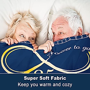 25th Wedding Anniversary Blanket Gifts for Couple, 25th Silver Anniversary Wedding Gifts, 25th Year Anniversary, 25th Anniversary Throw Blanket Gifts Ideas for Wife Husband Him Her 60"x50"