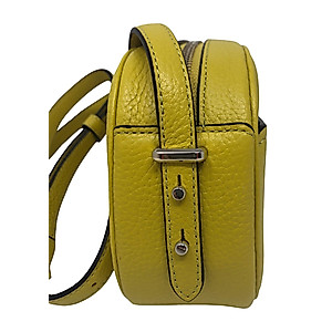 kate spade new york Leather Kourtney Camera Crossbody Shoulder Bag, Chartreuse