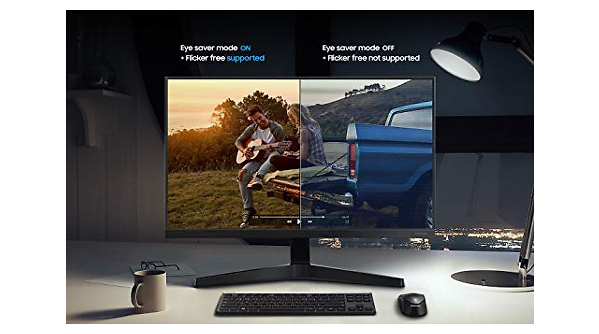 SAMSUNG T35F 27" FHD Monitor: Immersive IPS, 75Hz, FreeSync