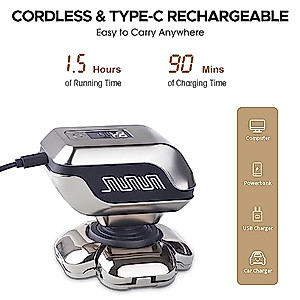 Telfun 9D Head Shavers for Bald Men