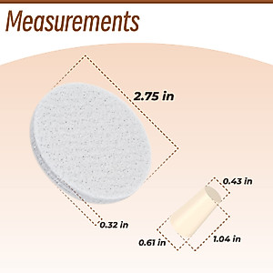 20Pcs Reusable Cold Brew Coffee Filters & Stoppers Replacement Compatible with Toddy Cold Brew System (Include 8Pcs Coffee Filters & 12Pcs Rubber Stoppers)