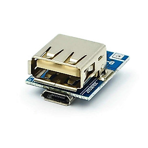 DAOKI 10Pcs 5V Battery Charging Protection Board 1A Boost Step Up Power Supply Module 134N3P Lithium Battery Li-ion Charger Board for DIY LED Display USB and Micro Port