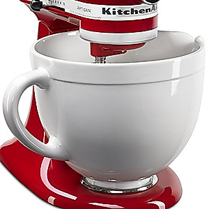 KitchenAid KSMCB5LW 5-Qt. Tilt-Head Ceramic Bowl - White Chocolate
