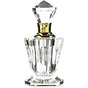 Crystal Perfume Bottle Set, Vintage Style (2 Pack)