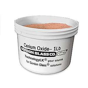 Cerium Oxide Glass Polishing Compound - 1 Lb (Pack of 1)