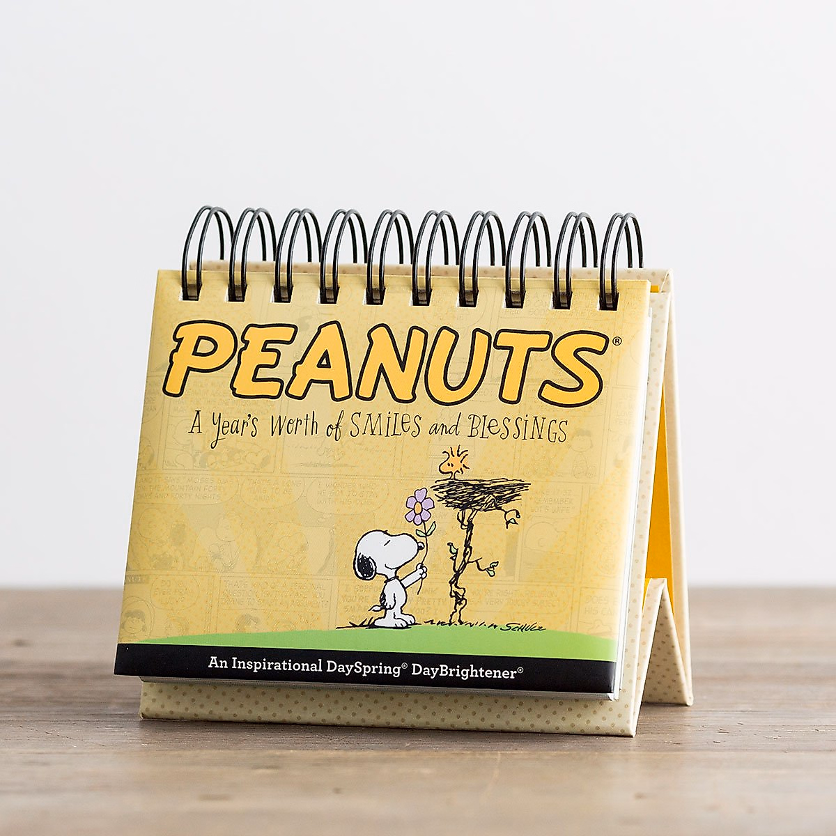 Dayspring - Peanuts - Smiles and Blessings - Perpetual Calendar (75668), Yellow