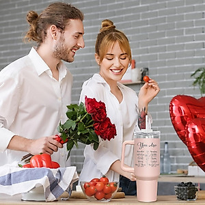 TEEZWONDER Gifts for Women, Mom - Mothers Day, Birthday, Religious, Inspirational, Thank You Gifts for Women Christian, Mom, Friends, Coworkers - You Are 40 oz Insulated Tumbler With Handle And Straw