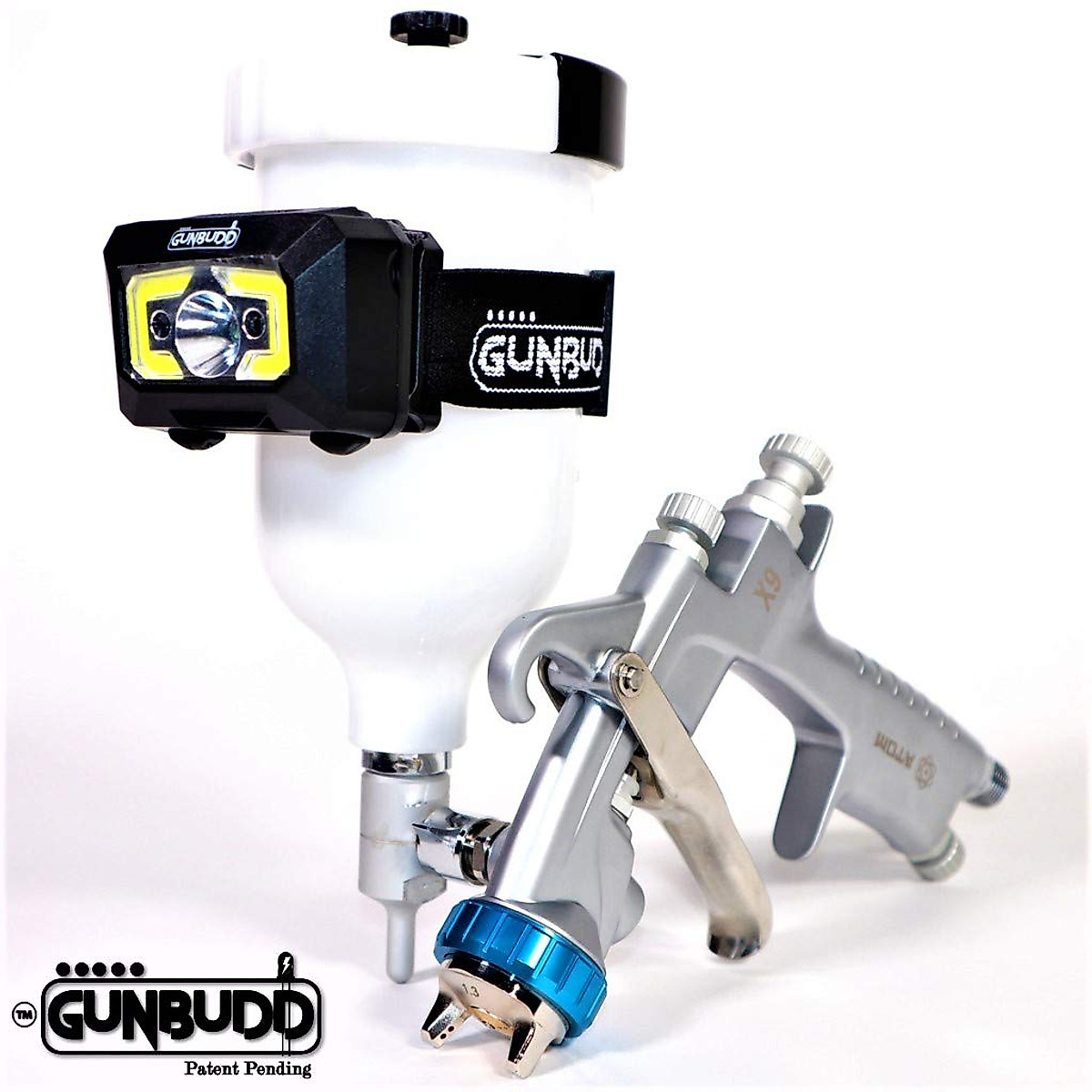 GunBudd Universal Automotive Spray Paint Gun COB/LED Ultra Lighting System