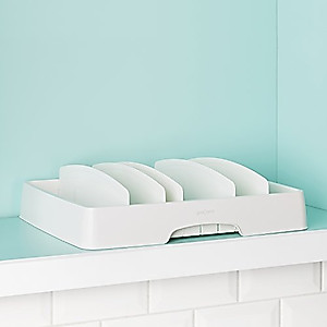 YouCopia StoraLid Food Container Lid Organizer, Large, Granite