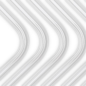 EKWB EK-Loop Hard Tube 14mm 0.8m Pre-Bent, 90 Degree, 550x250mm, Acrylic, 6-pack