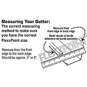 FlowGuard Premium 50-Year Gutter Cover System - Thermal Thaw Black - 6 Inch Aluminum Gutter Guards, 102 Feet- by FlexxPoint