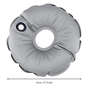 Mumusuki Umbrella Flag Base Weight Bag Filled with Water or Sand Beach Sea Portable Foldable Round Outdoor