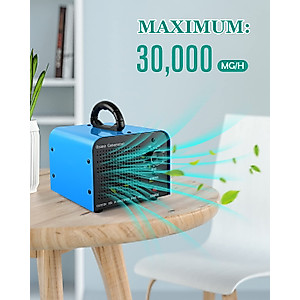 Rddmen 0zone Generator 30,000mg/h - 0zone Machine for Cars, Rooms, Smoke & Pets Odor