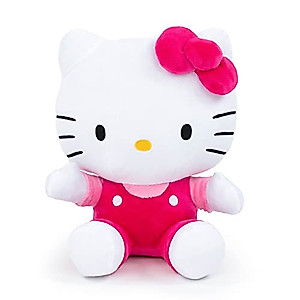 Hello Girly Mini Pillow Buddy and 46 Inch x 60 Inch Super Soft 2 Piece Blanket Set for Kids - Official Hello Kitty Product