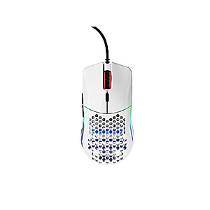 Glorious PC Gaming Race Model O Gaming-Mouse - White, Glossy