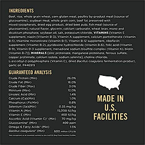 Purina Pro Plan High Protein Dog Food With Probiotics for Dogs, Shredded Blend Beef & Rice Formula - 35 lb. Bag