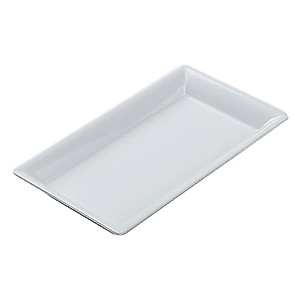 American Metalcraft MEL19 Endurance Melamine Rectangular Platter, 14.25" x 7.5", White