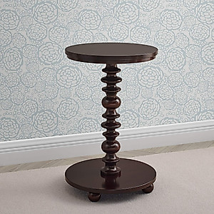 Delta Children Palmer End/Side Table, Greenguard Gold Certified, Dark Chocolate