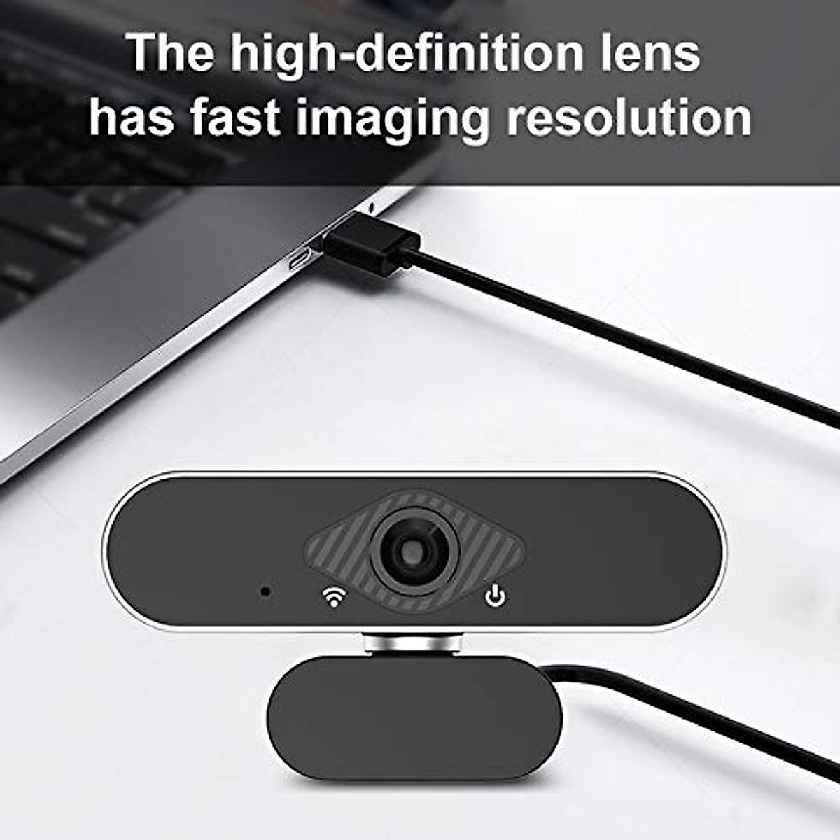 Zyyini Bindpo Computer Camera,USB Computer Camera Online Class Automatic Focusing 1080P HD Camera,Microphone Pickup for Online LearningConferenceVideo Call, Plug&Play