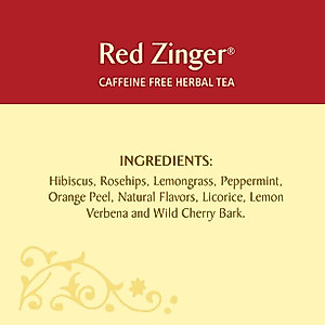 Celestial Seasonings Tea Caffeine Free Herbal Tea, Red Zinger 20 ea (Packs of 3)