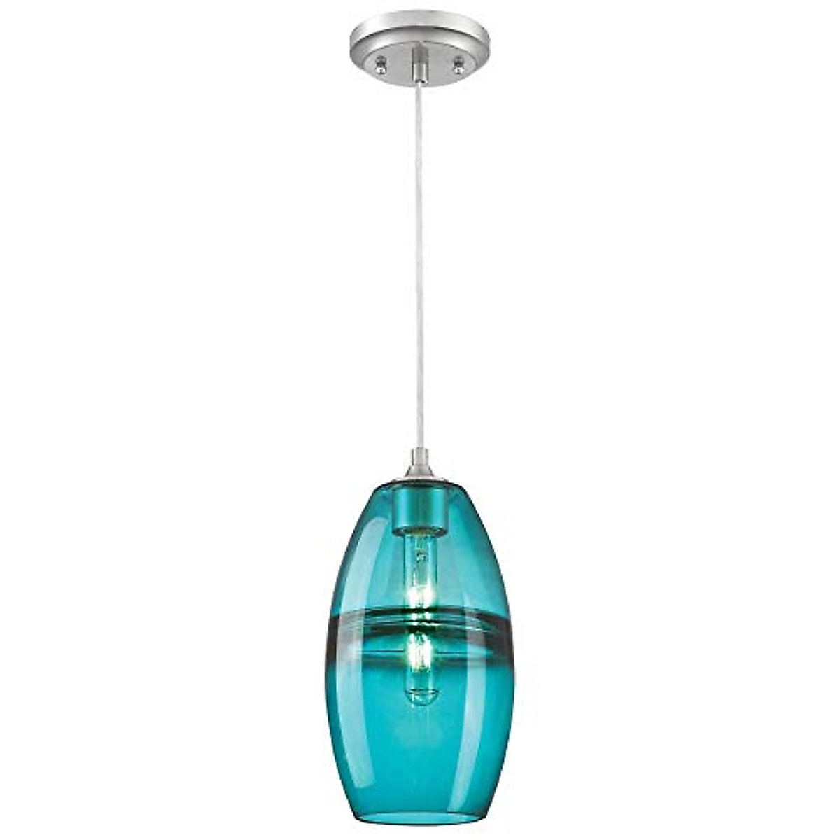 Westinghouse Lighting 6366300 Item Number Soren Mini Pendant, One Size, Turquoise