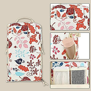 Floral Gym Duffle Bag Backpack 4 ways for Women Waterproof with Shoes Compartment for travel Sport Hiking laptop Lightweight, Kalesi XL