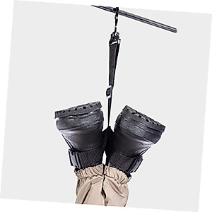 Toddmomy Shoe Rack Boot Hanger Outdoor Clothes Drying Rack Belt Hanger 2 Sets Wader Boot Dryer Multifunctional Boot Drying Rack Wader Storage Rack Hanging Strap Fishing Boot Accessory Black