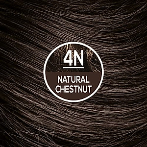 Naturtint Permanent Hair Color 4N Natural Chestnut (Pack of 1), Ammonia Free, Vegan, Cruelty Free, up to 100% Gray Coverage, Long Lasting Results