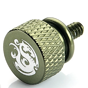 Aluminum Thumb Screw Red with Logo for Bitspower M4
