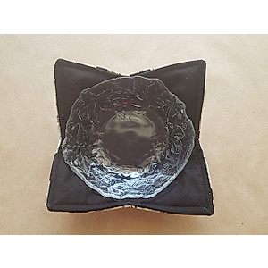 Money Microwave Bowl Cozy Cash Reversible Microwaveable Soup Potholder Bowl Buddy Dollar Bills Kitchen Linens Finance Econ Teacher Gifts Handmade Housewarming Hostess Gift Under 10