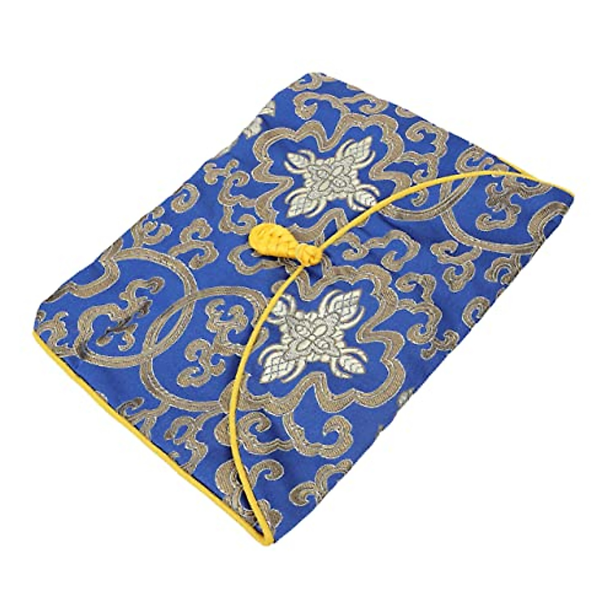 STOBAZA 2pcs Pocket Covers Style Tote Pouch Bags Container Embroidery Wrap Holder Bible Pattern Makeup Carrier Supplies Print Book Confucian Zen Envelope Ethnic Portable Classic Case