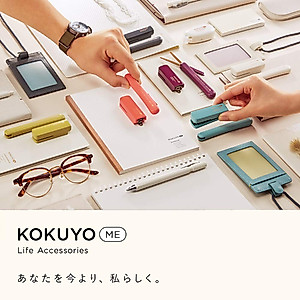 Kokuyo Me Compact Stapler, up to 10 Sheets Binding, No. 10 Staple, Tofu White, Japan Import (KME-PSL101MV)