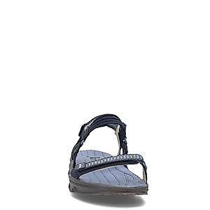 Jambu Women's Seaside Water Ready Sport Sandal, Blue Multi, 8
