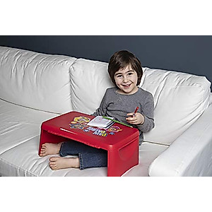 Paw Patrol Kids Lap Desk with Storage - Folding Lid and Collapsible Design - Portable for Travel or use in Bed at Home - Great for Writing, Reading or Other School Activities