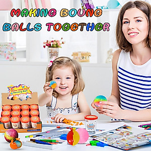 Bouncy Ball Making Kit, DIY Kits for Kids, Kids Birthday Party Activities, Kids Science Projects, Arts and Crafts for Kids 4-6 | 6-8, Outdoor Activities for Kids, Summer Fun Activities Favors Kit