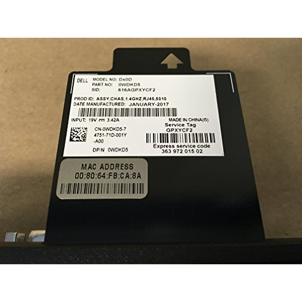 Dell Wyse WDKD5 5010 Mini Desktop, 2 GB RAM, 8 GB Flash, AMD Radeon HD 6250, Black