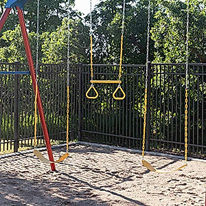 Lifetime 90200 Heavy Duty A-Frame Metal Swing Set, Primary Colors