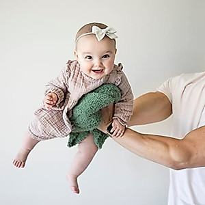 SARANONI Bamboni Luxury Bamboo Baby Blanket (Mini (15"x20"), Olive)