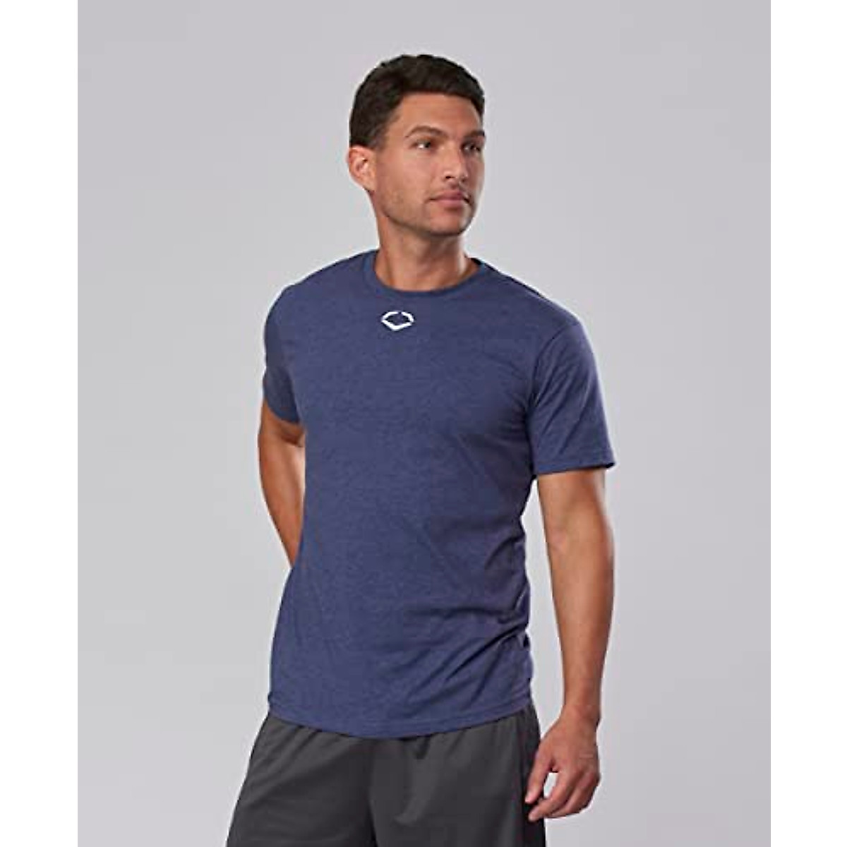 EvoShield Adult Short Sleeve Tee, Navy - Large