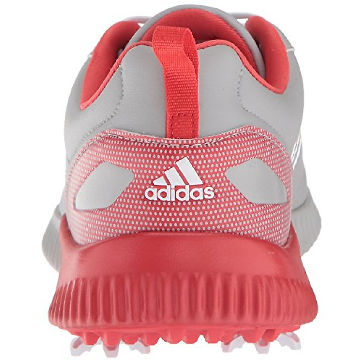 adidas Women's Response Bounce Golf Shoe, grey two ftwr white/real coral s, 8.5 Medium US