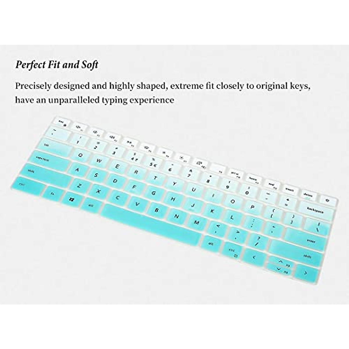 2PCS Keyboard Cover for 2023-2021 Dell Inspiron 14 5430 5410 5415 5418 5420 5425 7415 7420 7425 7430 7435,Inspiron 16 5620 5625 5630 5635 7620 7630 7635,Dell Latitude 3320 3420 & Inspiron 13 5310 5320