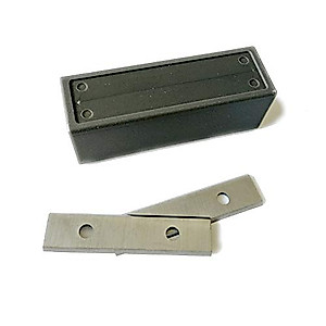 Xcalibur Tooling 2" x 1/2" Double Edge Tungsten Carbide Scraper Blades - Fits 100X Blade - 50 x 12 x 1.5 mm (Pack of 10)