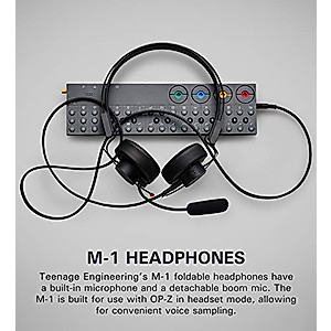 Teenage Engineering M-1 on-Ear Headset for OP-Z Synthesizer and Daisy Chain Headphones