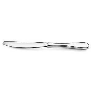Artaste 59335 Rain 18/10 Stainless Steel Dinner Knife, 9.15-Inch, Set of 12, Silver