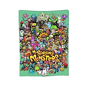 Yfccflloo Cartoon Blanket Throw Flannel Fleece Blanket Lightweight All Seasons for Livingroom/Bedroom/Sofa/Camping50 X40