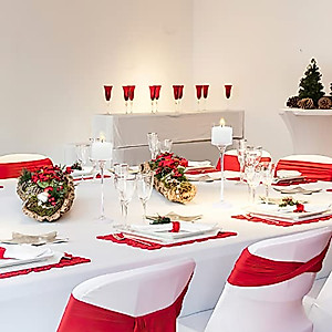 HOSVOT Set of 72 White Votive Candles for Wedding Party Birthday Holiday, 8 Hour Hand Poured Unscented Bulk Candles for Celebrations and Home Decoration